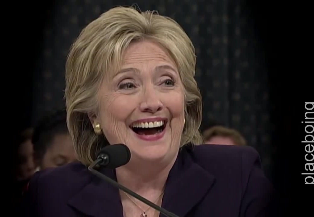 Hillary Clinton - Evil laughter - Coub