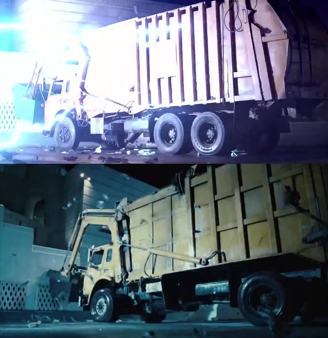 #1 Terminator's arrival scene 2015 vs. 1984 - Coub