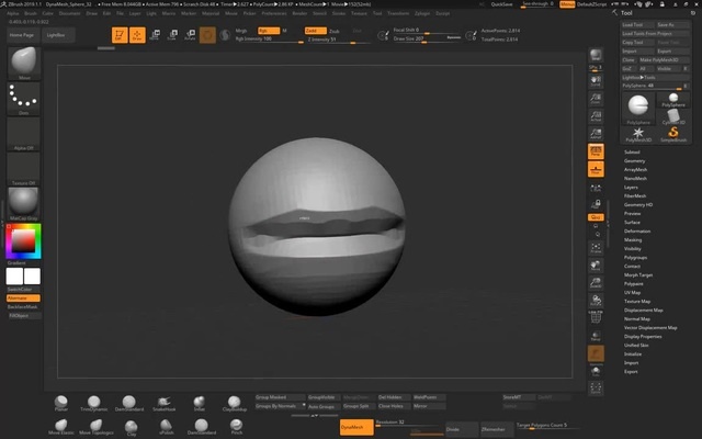 How to Sculpt Lips in 10 sec - Coub