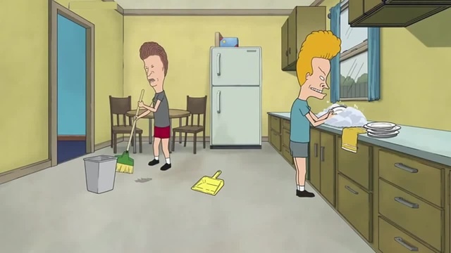 beavis and butt-head do cleaning - Coub