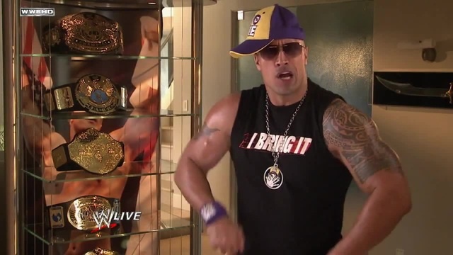 Raw: Dwayne "The Rock" Johnson responds to John Cena - Coub