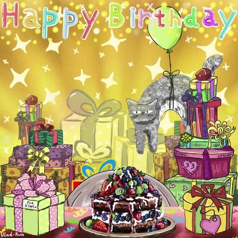 ℍ𝕒𝕡𝕡𝕪 𝔹𝕚𝕣𝕥𝕙𝕕𝕒𝕪💕 #Kiwi - Coub