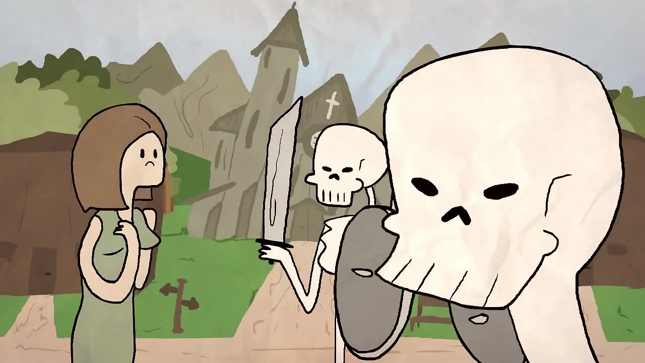 Cute Skeleton - Coub