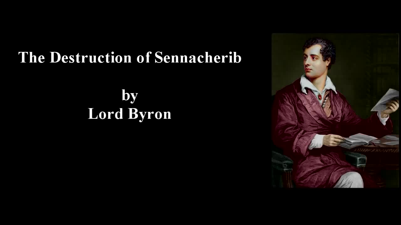 Lord Byron, ~ The Destruction of Sennacherib ~ with Music - Coub