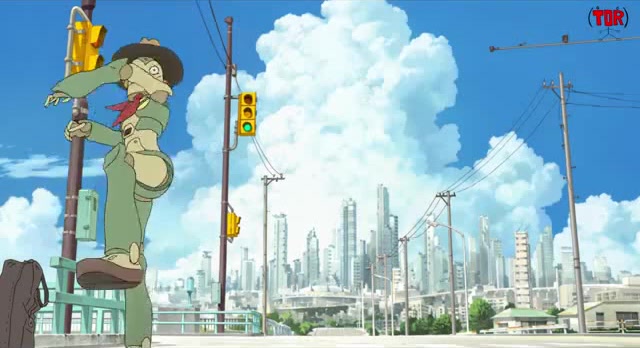 Robot on the road - Coub