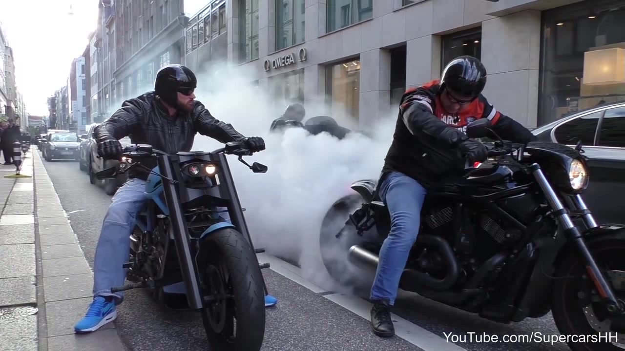 Motorcycle Compilation - Burnouts, Brutal Sounds and more! - Coub