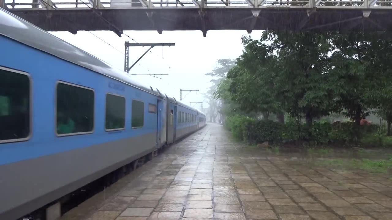 Rainy train or Trainy rain - Coub