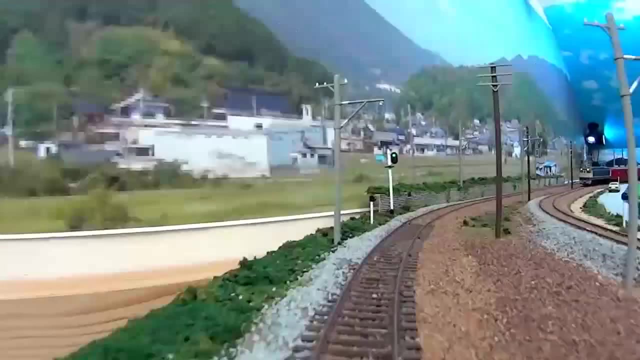 Small train timelapse - Coub