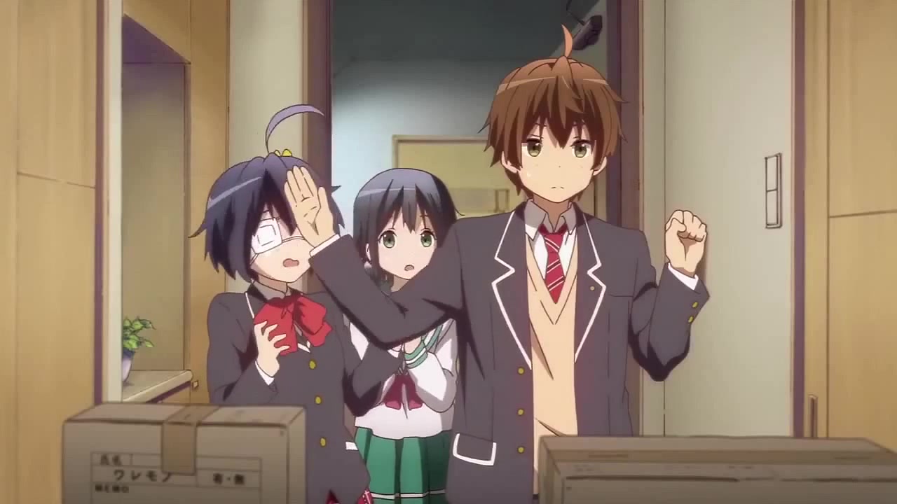 Chuunibyou demo Koi ga Shitai! Rikka's 'ow' scenes. Cute! :3 - Coub