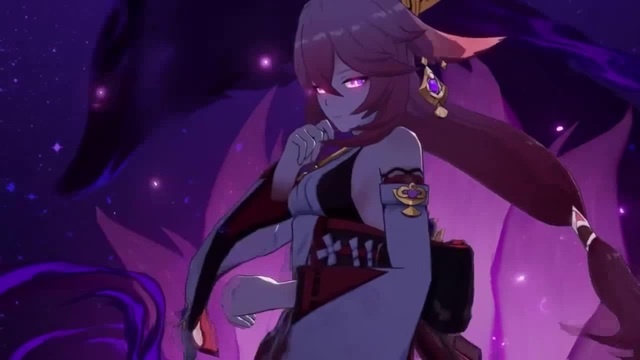 Yae Miko (song: VRIMA KISHOU - Night Lights) - Coub