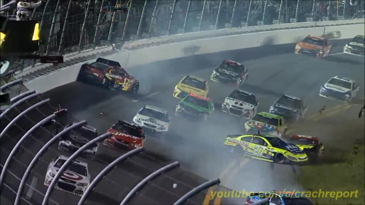 NASCAR Crashes 2015: Big Ones - Coub
