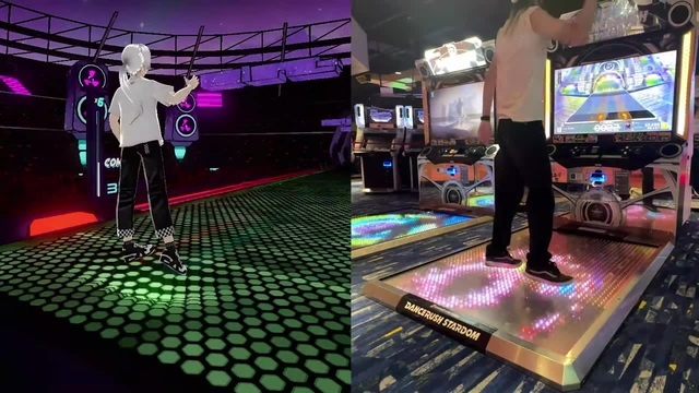 Dance Dash VR vs Dancerush Live - Coub