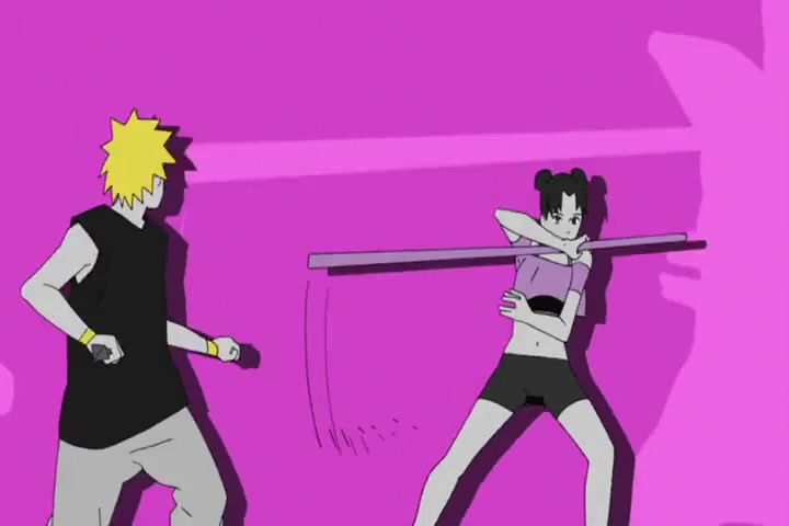 Naruto vs Tenten - Coub