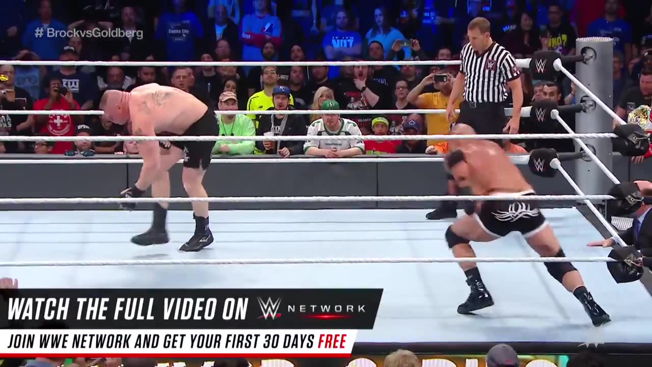 Goldberg vs. Brock Lesnar: Survivor Series 2016 on WWE Network - Coub