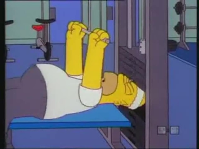 Гомер в качалке - Coub