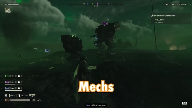 Look at these losers with no Mechs (Helldivers 2) - Coub