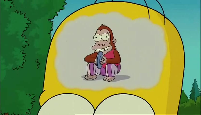 Mose Mai Monkey - The Simpsons Movie (Homer's train of thought) - Coub