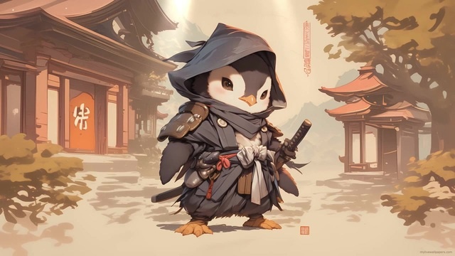 Ninja Penguin - Coub