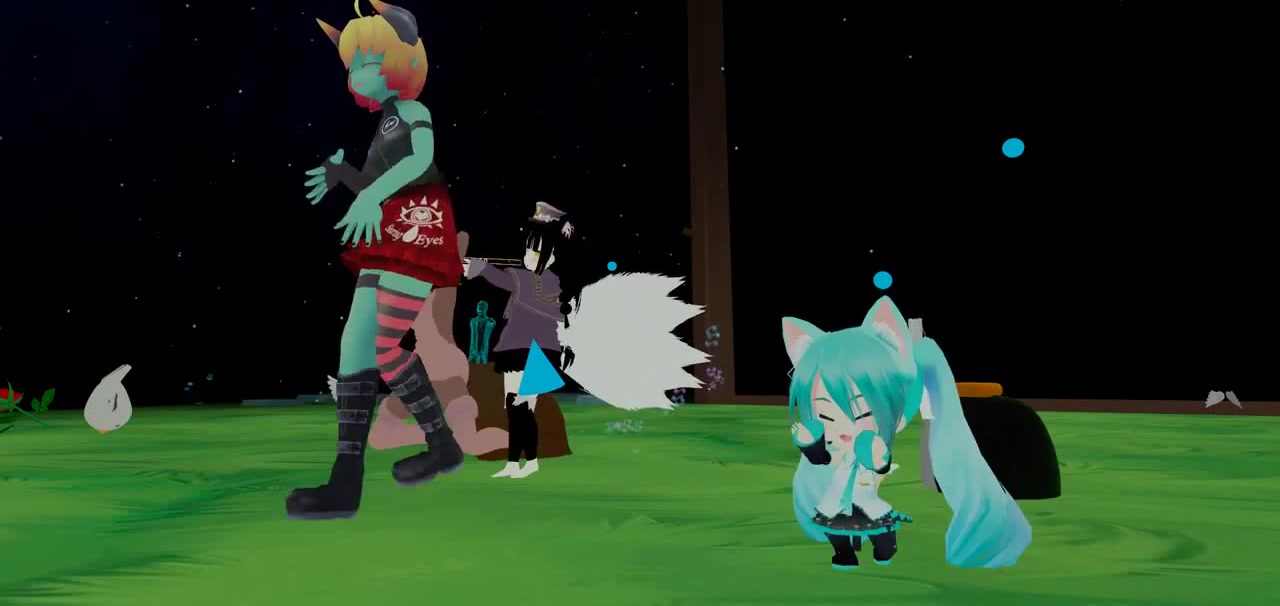 VRChat - Fullbody Chibi Miku Dance! this is love - Coub