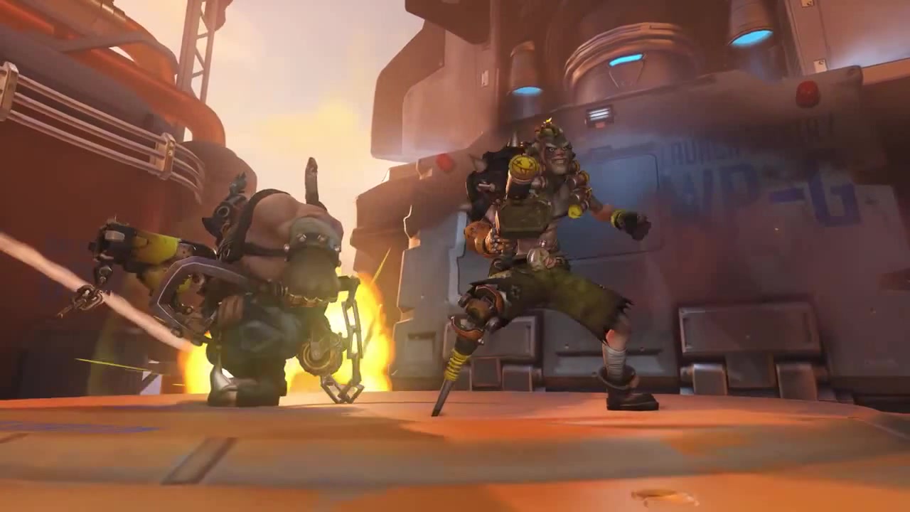 Introducing Roadhog and Junkrat | Overwatch - Coub