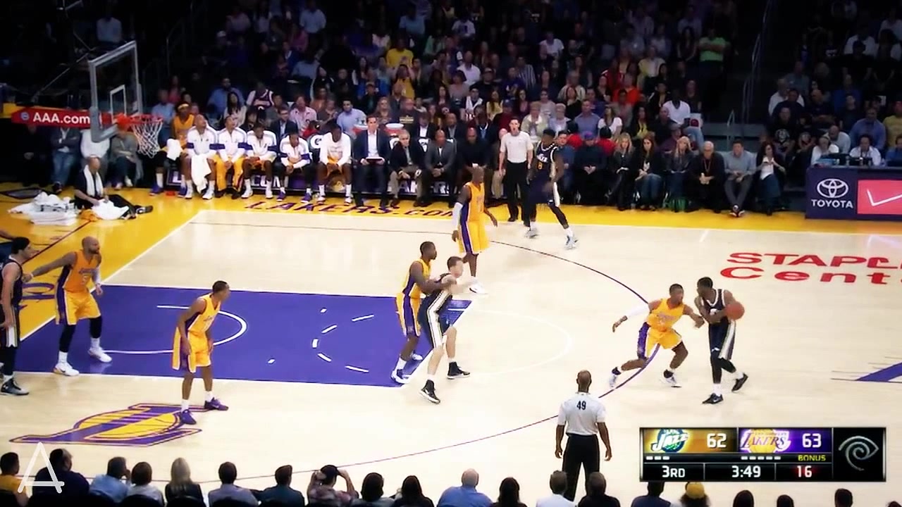 Ronnie Price Steals and Serves Up Wesley Johnson for the Poster Dunk - Coub