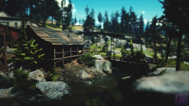 RDR2 | Tilt-Shift | City Strawberry | Miniature - Coub