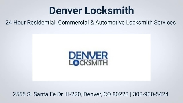 24 Hour Locksmith Service in Denver, CO - Coub