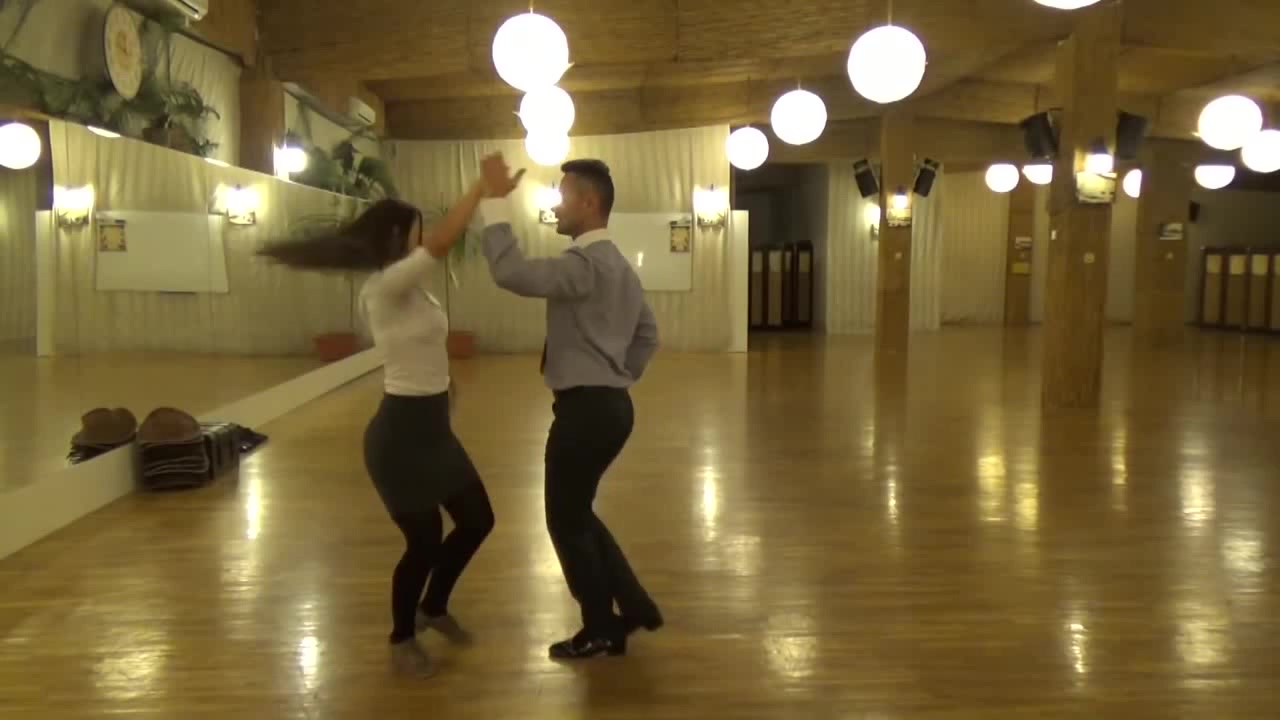 Learn Bachata Dance: Intermediate Steps #16 at Loga Dance School - Coub