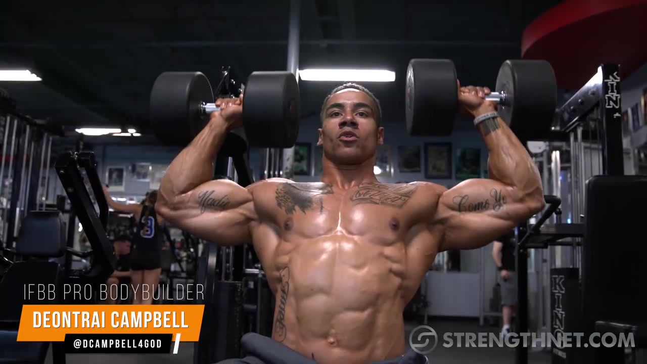 TRAILER: IFBB Pro Bodybuilder Deontrai Campbell Trains Upper Body After ...