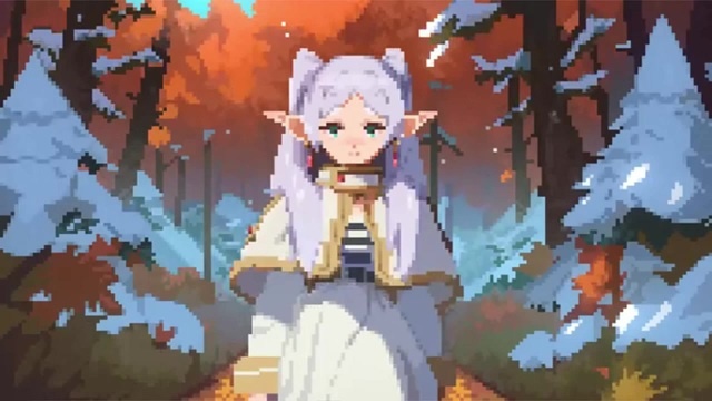 Frieren Winter, 32 pixel - Coub