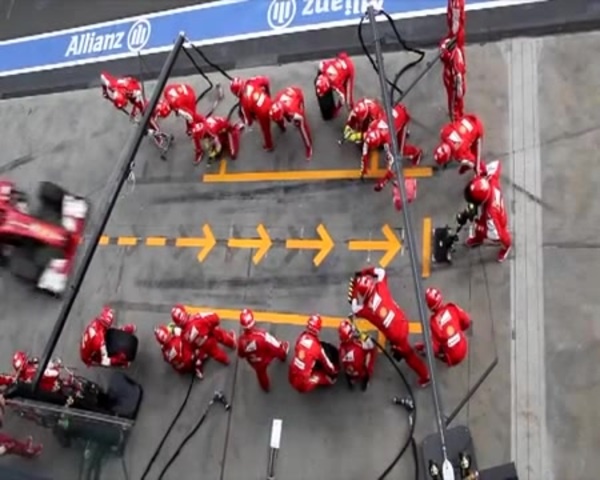 Ferrari F1 Pit Stop Perfection - Coub