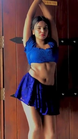 Blue crop belly dance - Coub