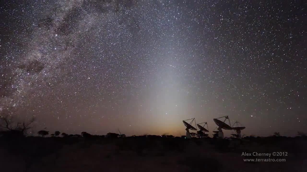 ASKAP telescope time-lapse - Coub
