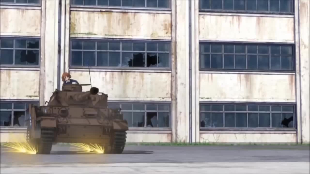 Girls und Panzer - weird drift / Kaito Shoma - Scary Garry - Coub
