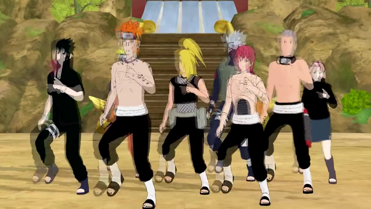 [MMD] Akatsuki & Team 7- Little Apple - Coub