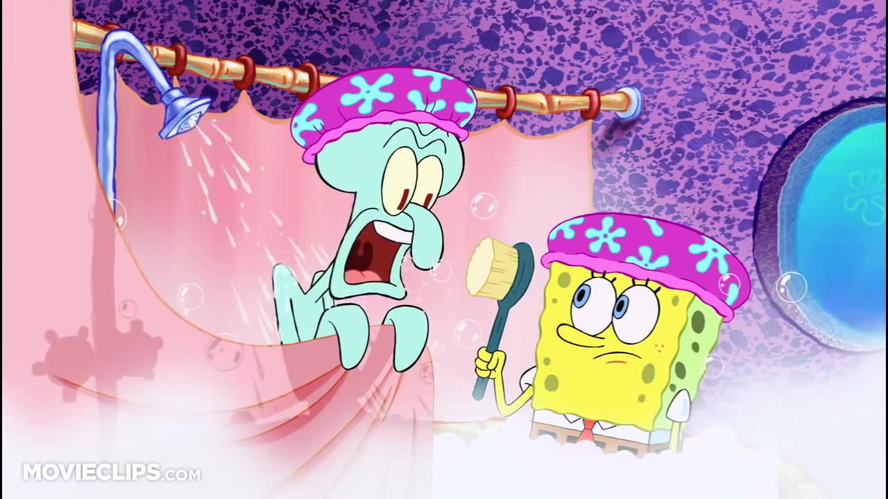 SpongeBob comes out - Coub