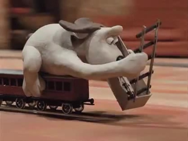 Gromit's railroad - Coub