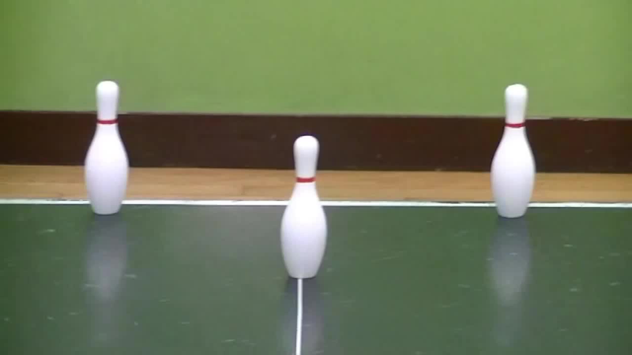 Ping pong bowling - Coub