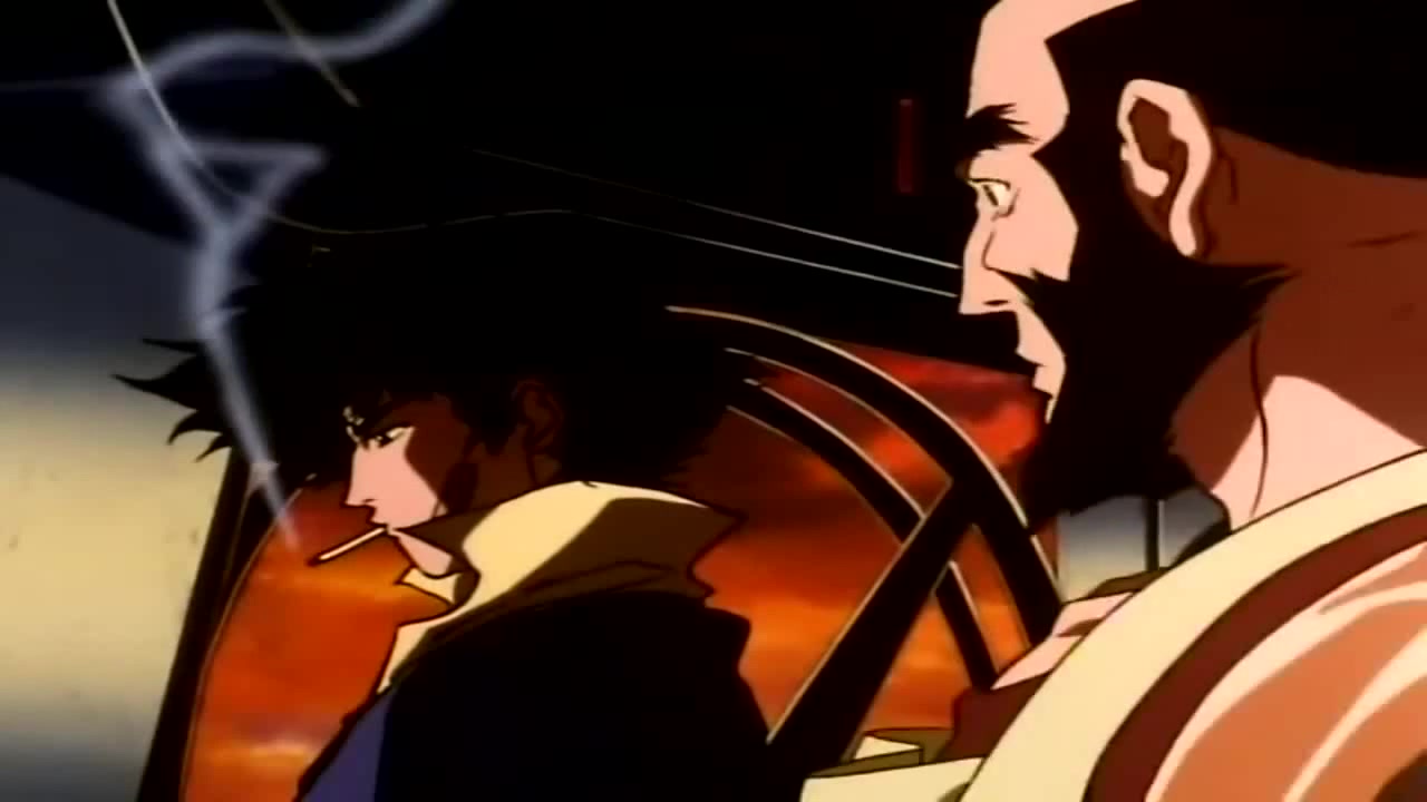 Cowboy Bebop [HD] - Ed and Ein Leave (Call Me Call Me) - Coub