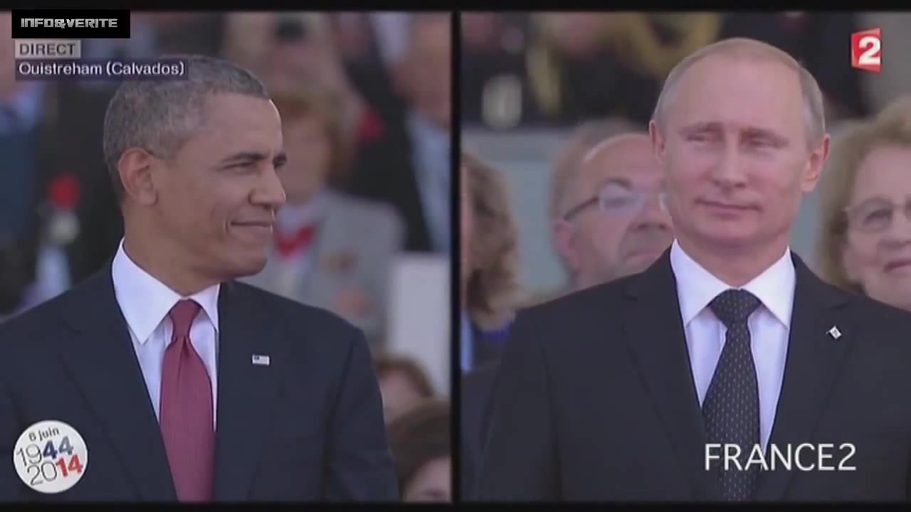 Obama vs Putin a Spaghetti Western! (D-Day 70th Anniversary Ceremony ...
