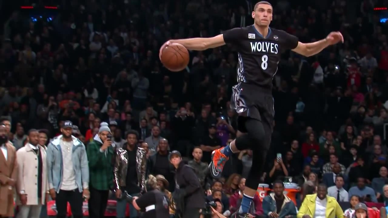 7inch – Heavenly Kingdom /// Zach LaVine and Aaron Gordons AWESOME 2016 Slam Dunk Duel - Coub