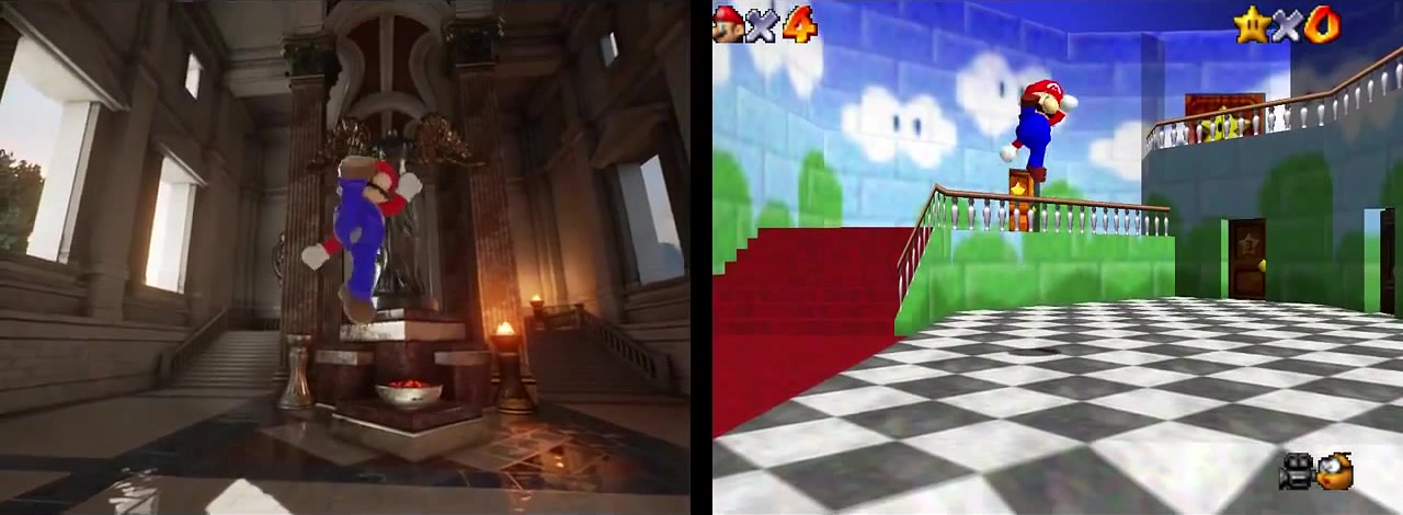 Super Mario in Unreal Engine 4 - Coub