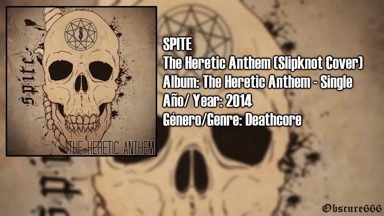 Spite – The Heretic Anthem (Slipknot Cover) - Coub