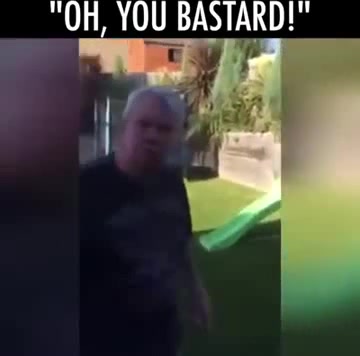 HILARIOUS "OH YOU BASTARD" SCARE PRANK - Coub