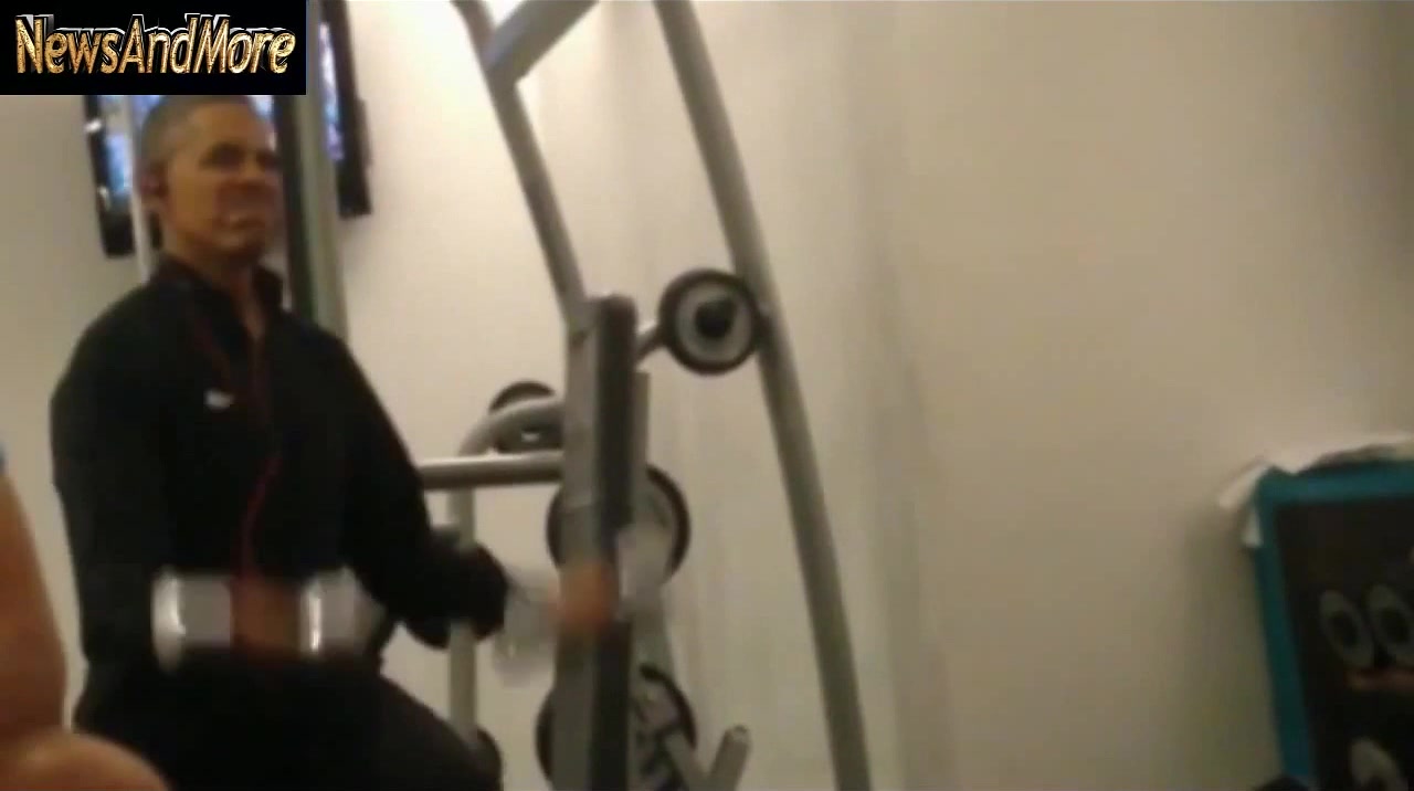 Obama Working Out: President Obama Work Out at hotel gym in Warsaw ...