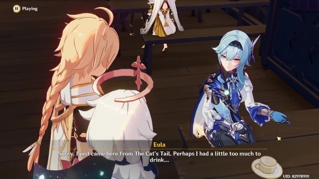 Eula in Cat's Tail - Coub