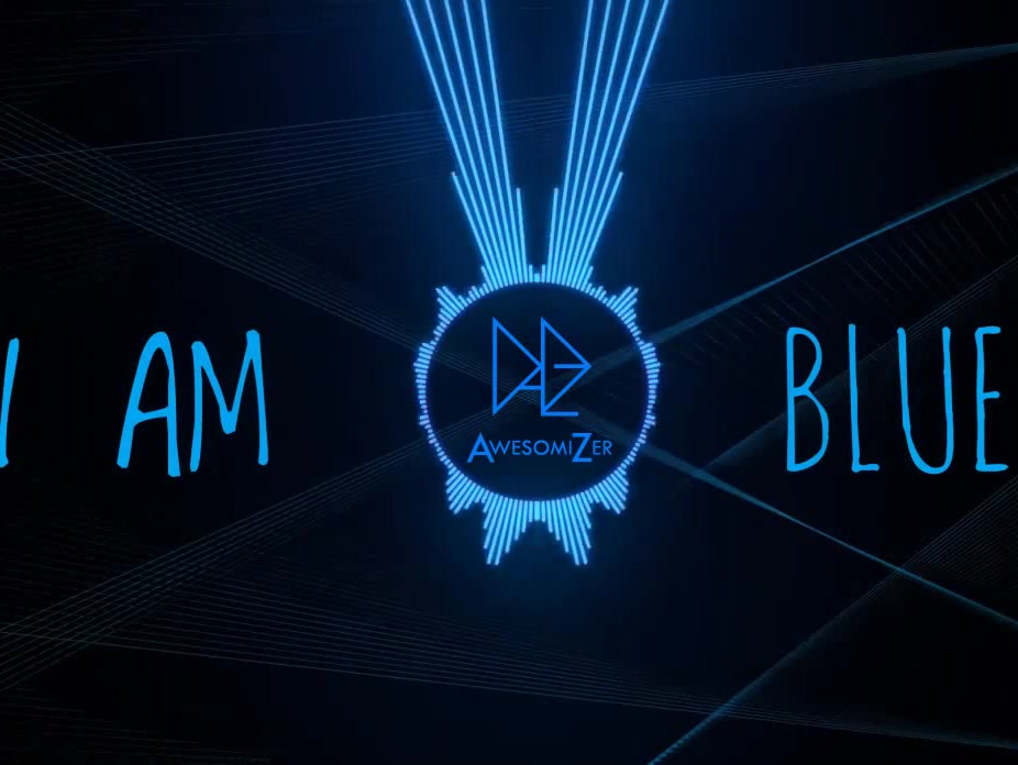 I Am Blue - (Da Ba Dee) REMIX [AwesomiZer] || Electro House 💙 - Coub