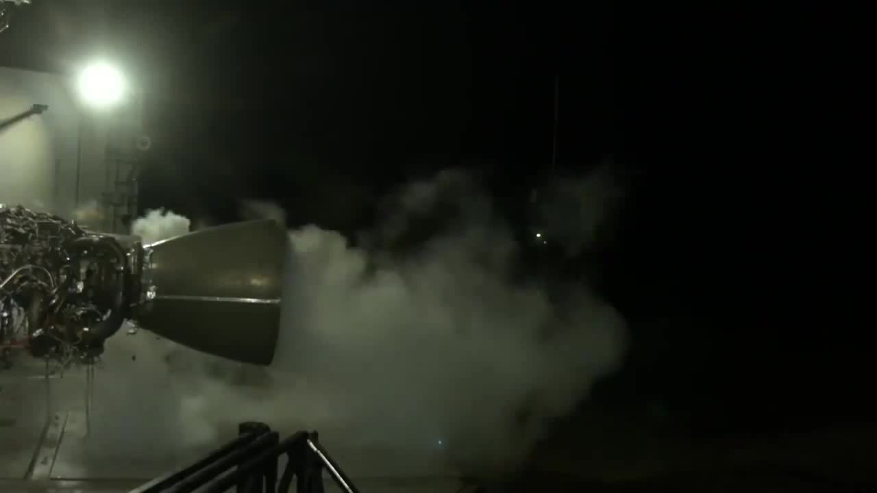SpaceX Raptor Engine Firing - Coub