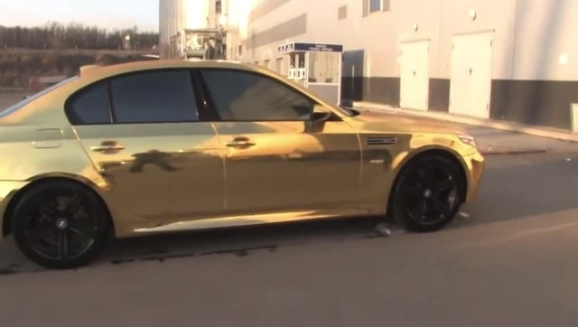 GOLD BMW M5 E60 - Coub