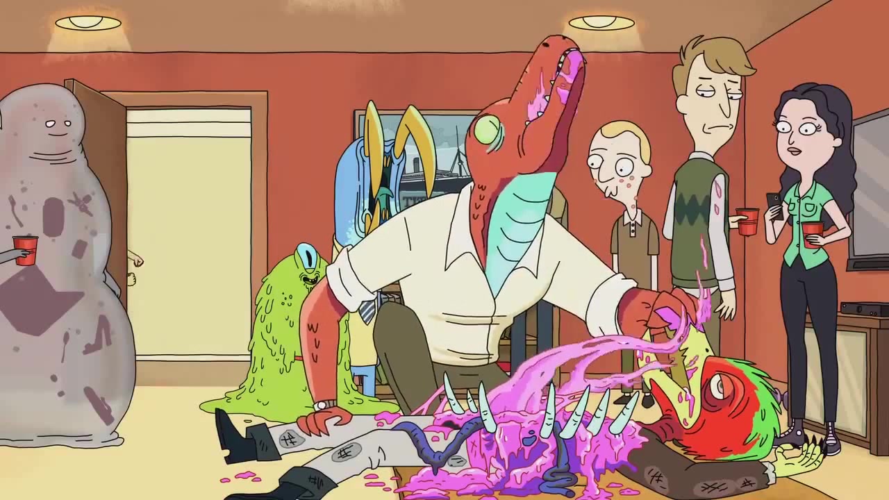 A floopy doop and a shmoopy doop at the saaame party! - Coub